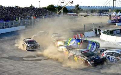 Watch Subaru WRX STI on two wheels at X Games Munich [video]